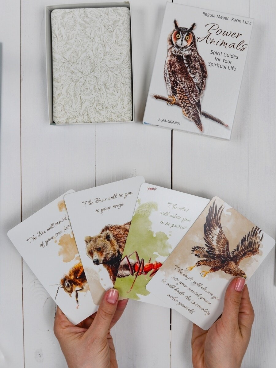 Гадальные Карты Оракула сила животных / POWER ANIMALS Англоязычные