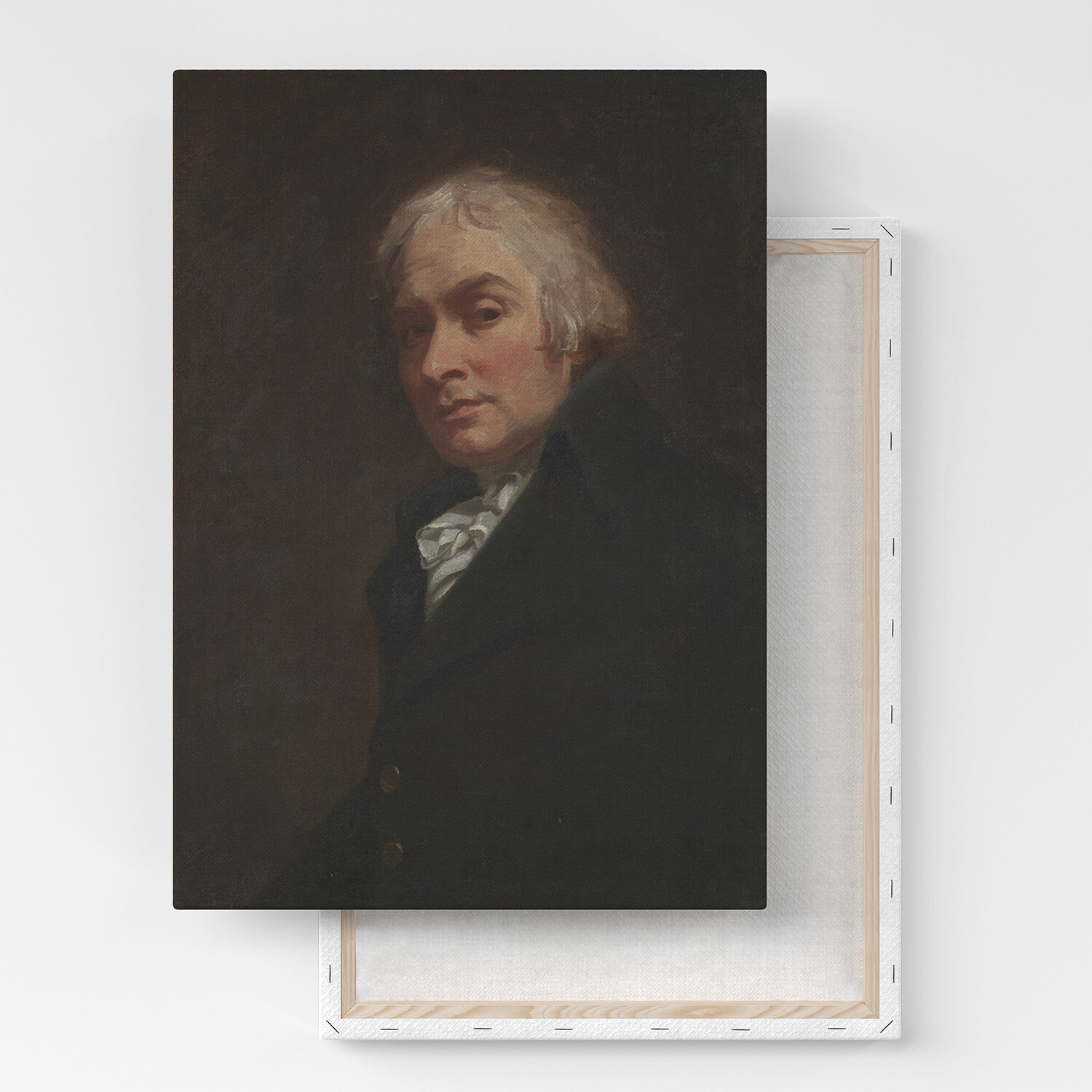 Картина на холсте, репродукция / Джордж Ромни - Self-Portrait / Размер 40 x 53 см