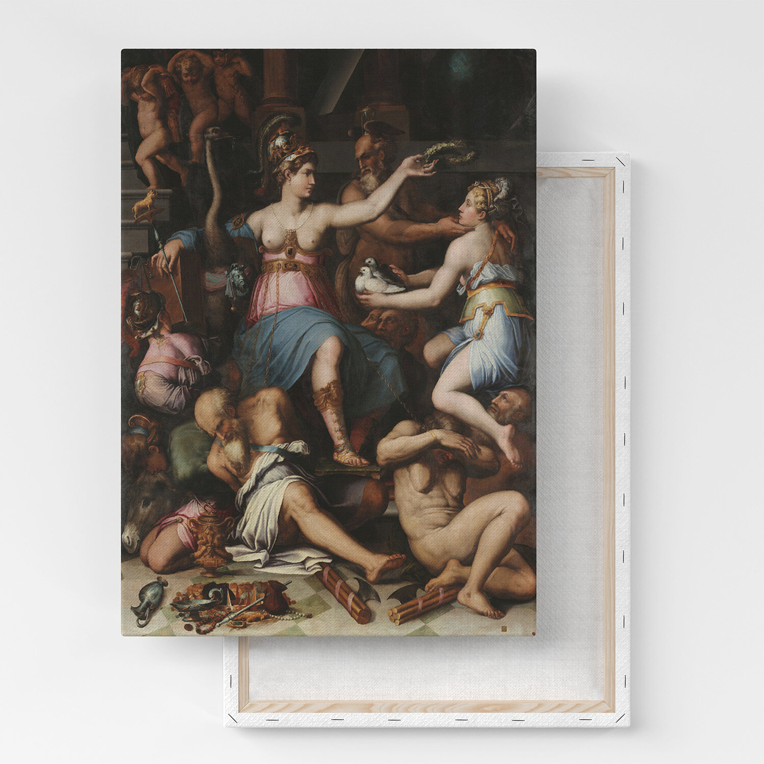Картина на холсте, репродукция / Джорджо Вазари - Allegory of Justice / Размер 30 x 40 см