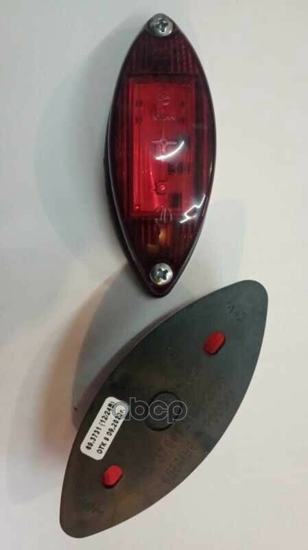 Фонарь габаритный ГАЗ, ПАЗ, лиаз, КАМАЗ задний (красный 12/24V) АЭК Автоэлектроконтакт арт. 69.3731 (12/24В)