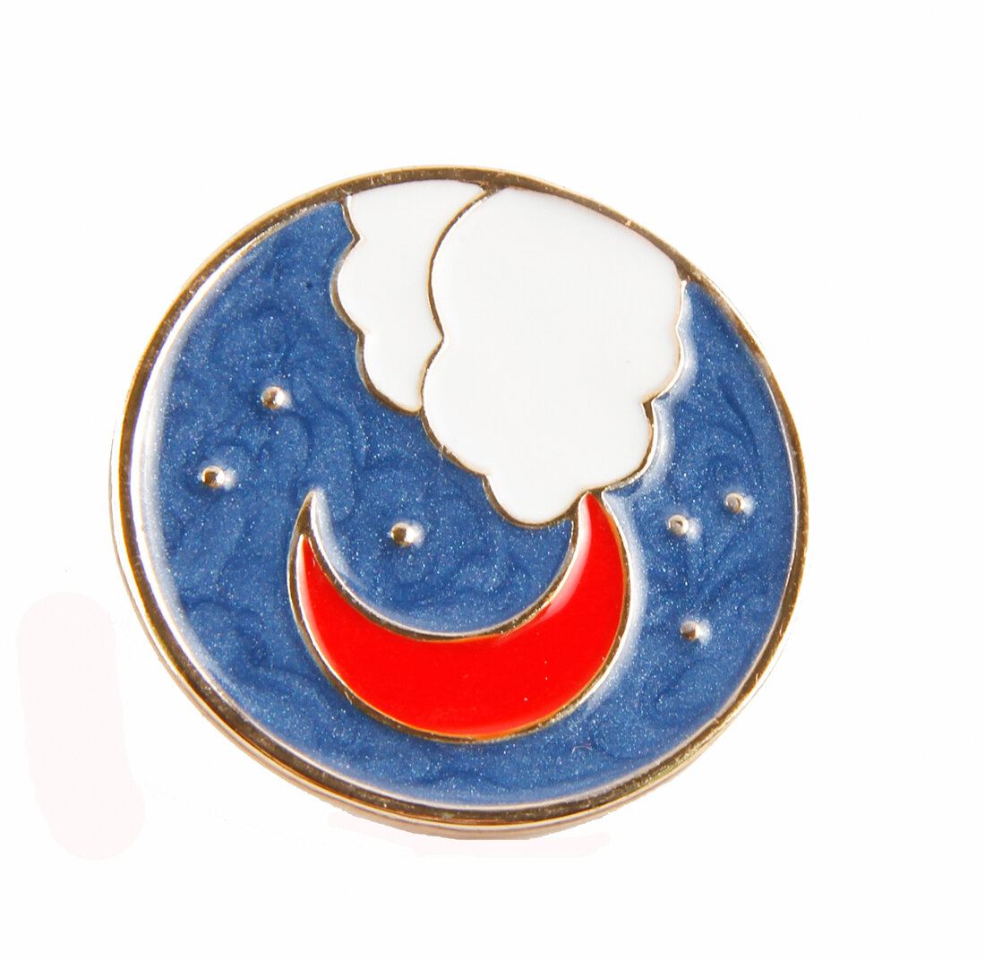 Брошь, эмаль
