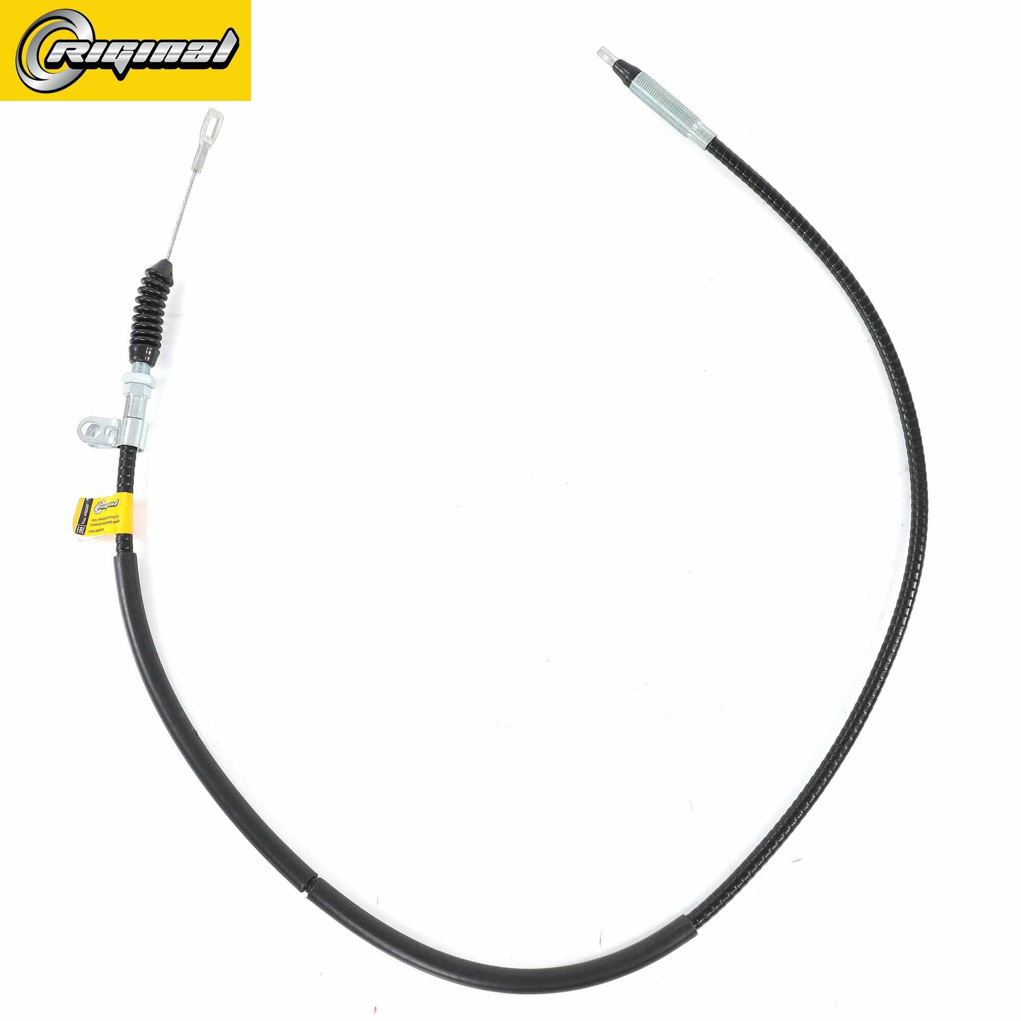 Трос ручного тормоза Riginal задний для а/м УАЗ-3163 Patriot левый (с 01.10.2013 г. в.) (дл.1435мм)
