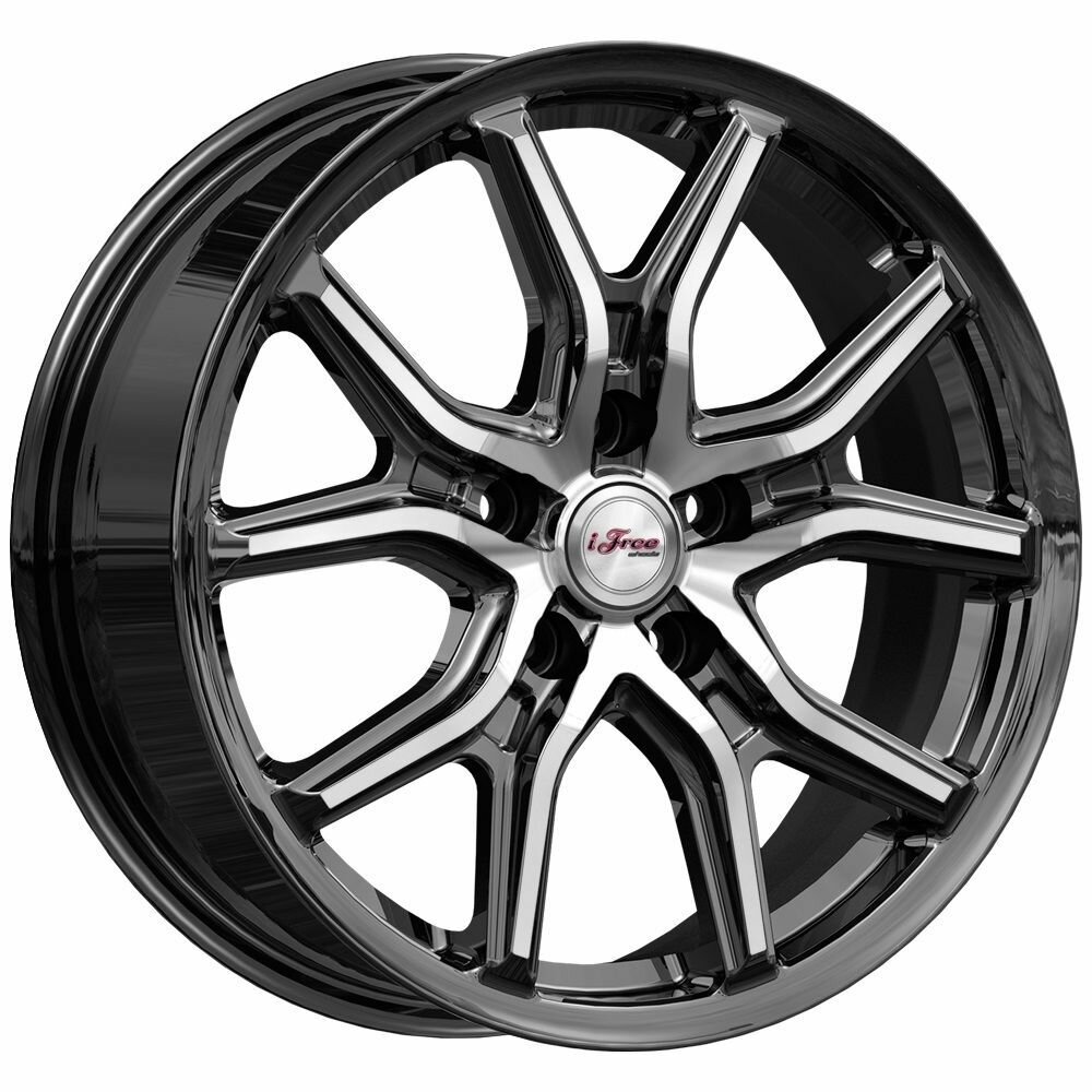 Диск колесный Страйк (КС1080-05) 6,5x17 ЕТ 38 5x114,3 67.1 Блэк Джек, арт.867805