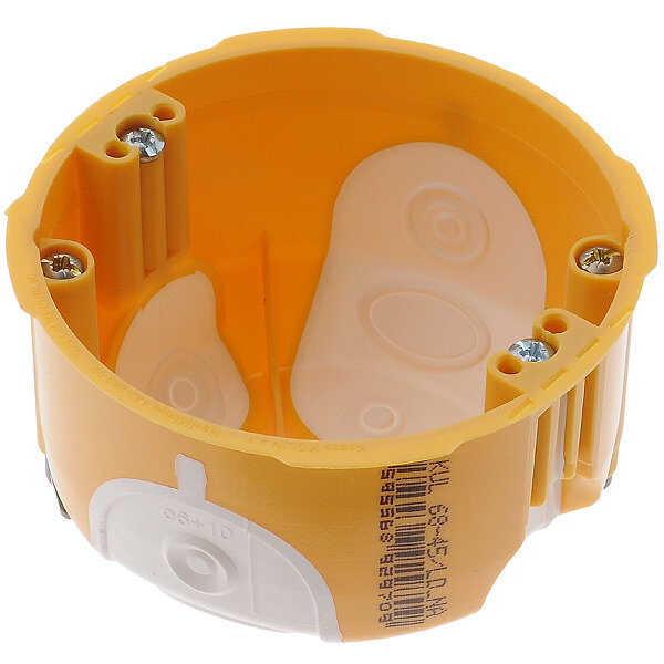 Коробка KUL 68-45/LD установочная ГСК 1 пост Dвнеш=73мм H=45мм с мембранами (Kopos Kolin) (5 шт. в комплекте)