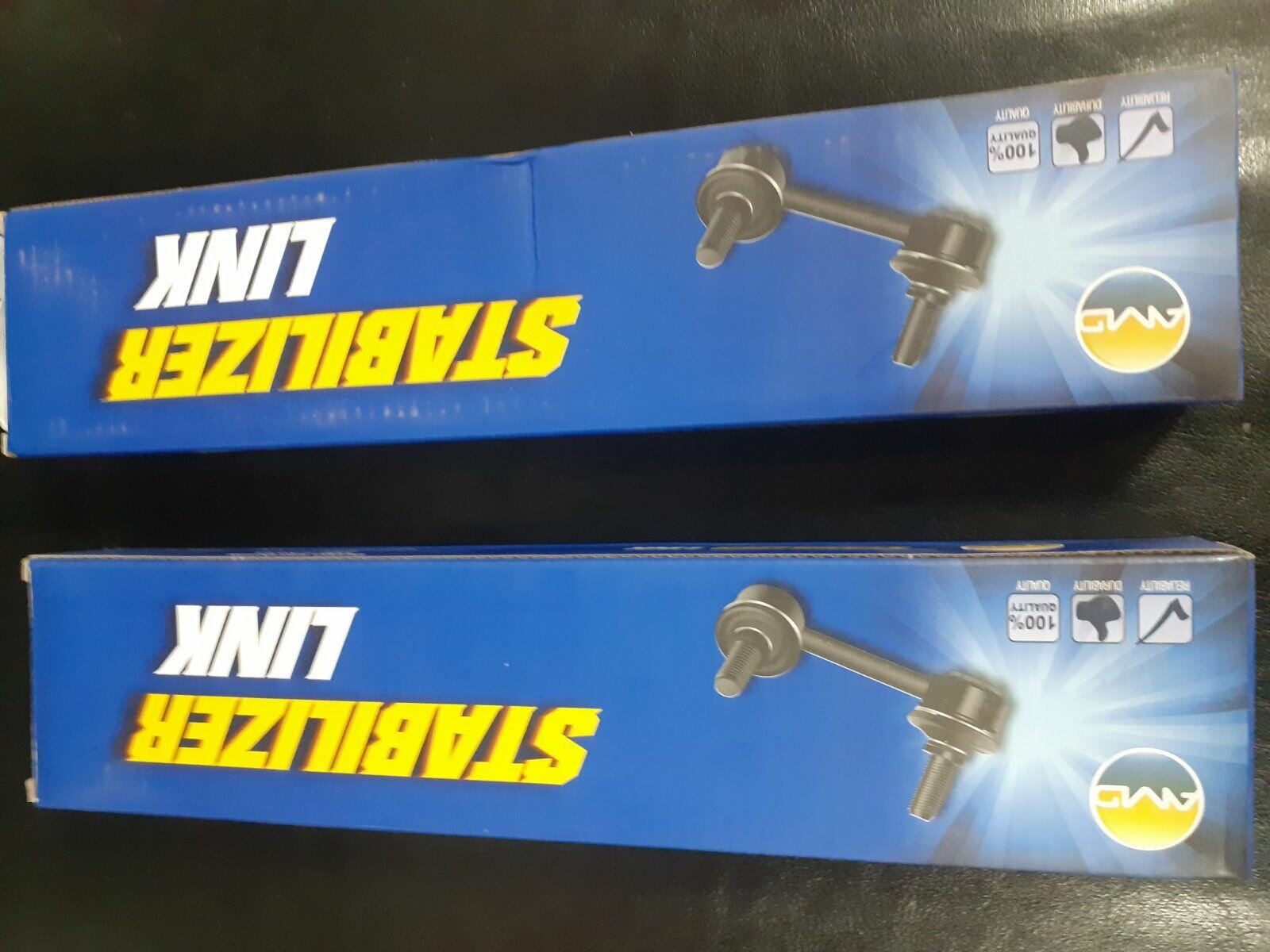 Стойки стабилизатора комплект Hyundai Solaris Kia Rio Стойка стабилизатора Хендай Солярис 2011-2017г. AMD усиленные