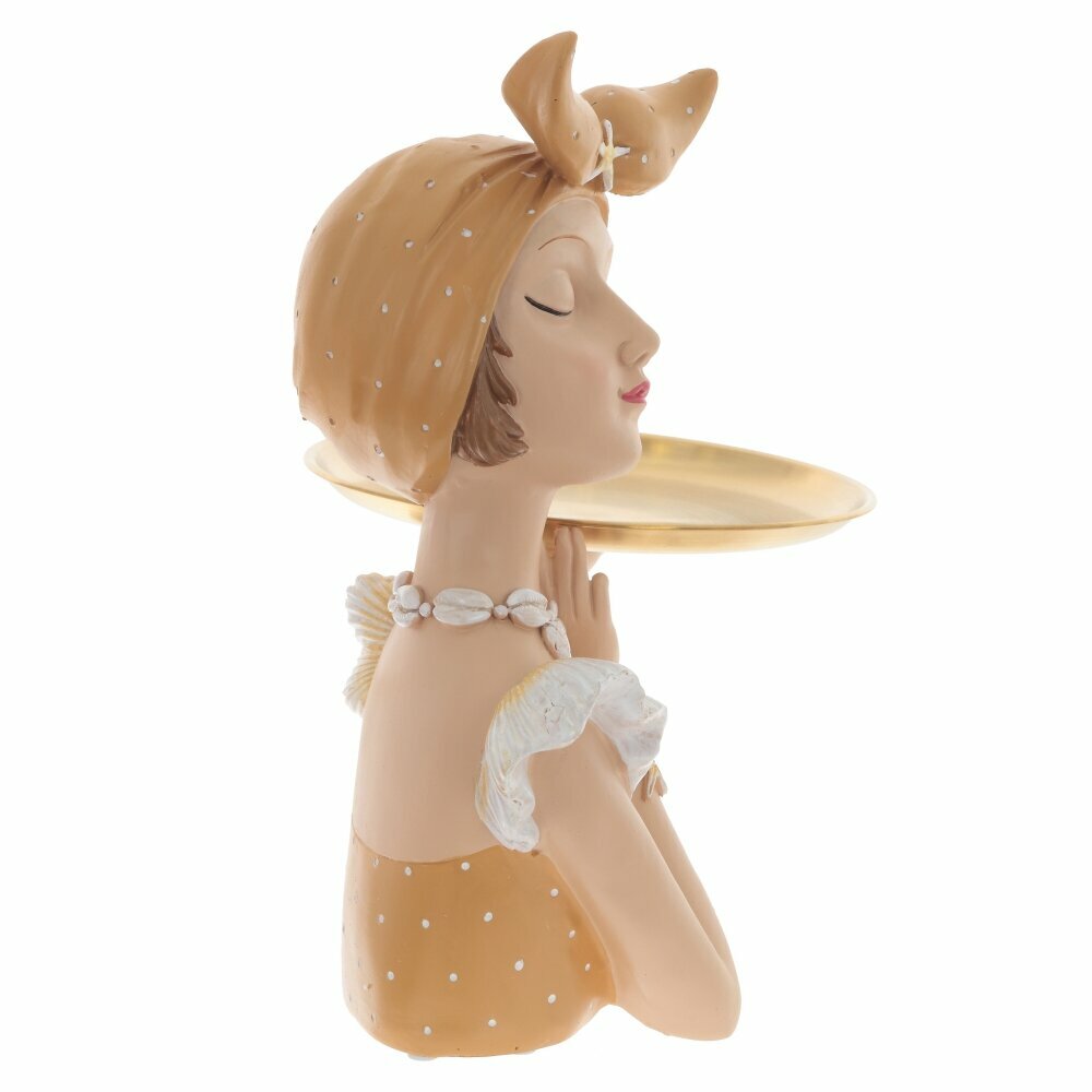 Фигурка декоративная "Девушка", L24 W17 H27 см