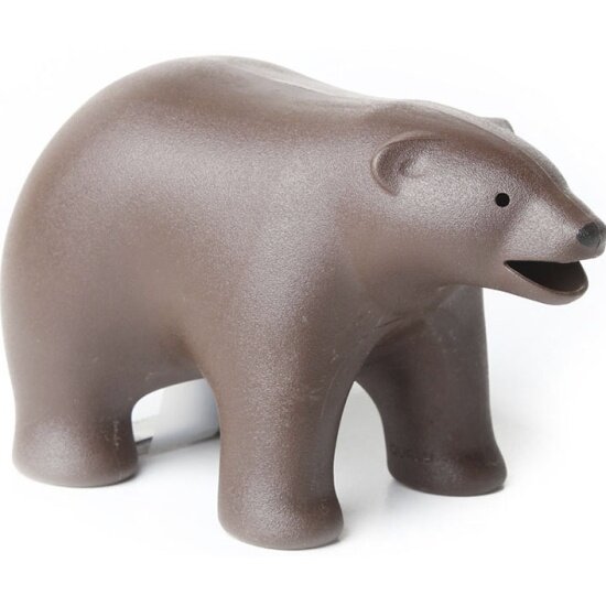 Диспенсер Qualy для клейкой ленты Teddy Bear, коричневый