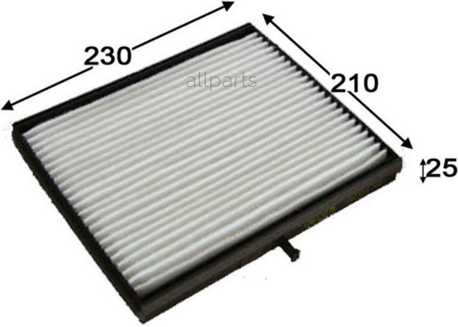 JS ASAKASHI AC0138 фильтр салона!\Daewoo Nubira/Lacetti 1.4-1.8 03>