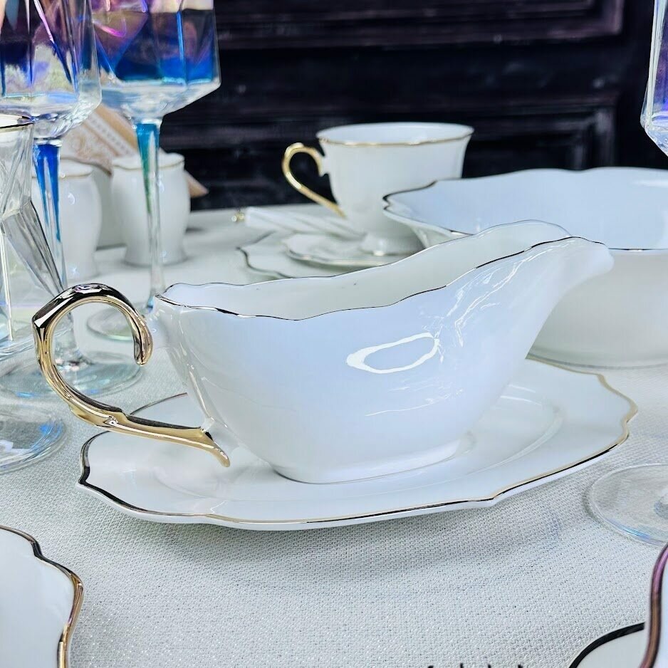 Соусник с блюдцем MAGNOLIA GOLD Фарфор 1 шт.