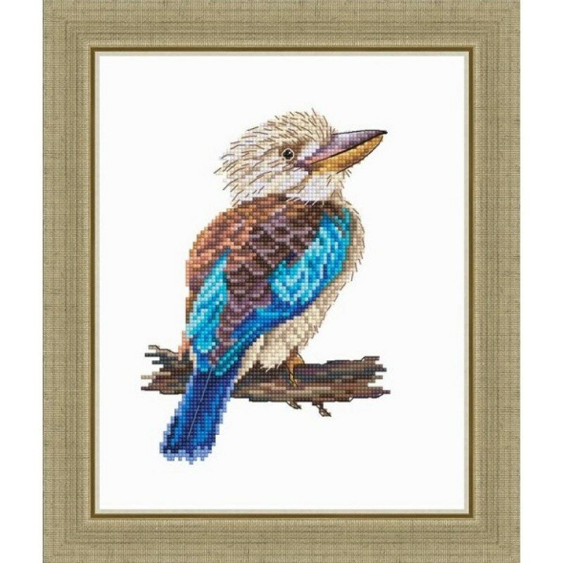 Набор для вышивания Сделано с любовью #Ж-054 Кукабарра, Счетный крест, 15 х 20 см