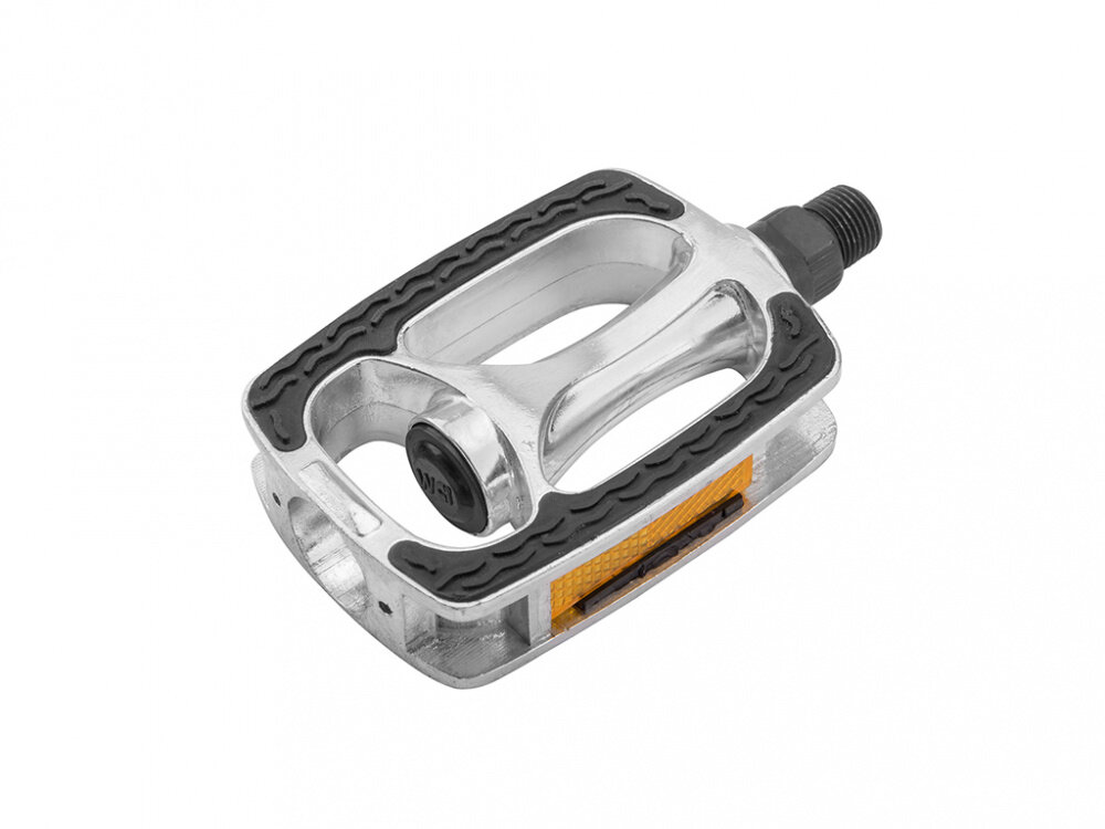 Педали велосипеда VP102A 96х70мм, алюминий с резиновыми вставками