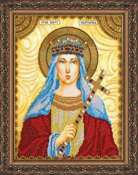 Вышивка Частичная, " Икона Святая Екатерина" Абрис Арт (Украина) арт. AА-023
