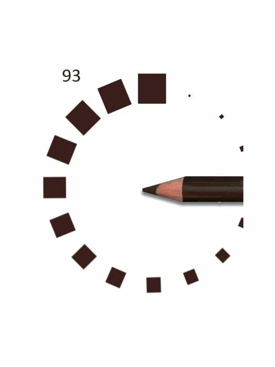 Карандаш для глаз True Kajal водостойкий тон 93 Brown 4 г