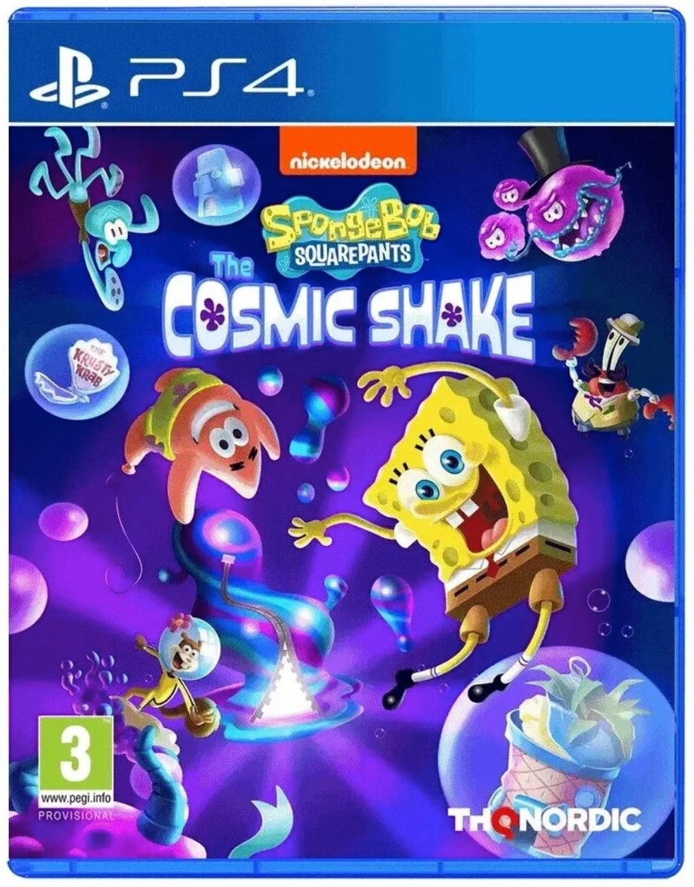 Игра SpongeBob SquarePants The Cosmic Shake для PS4 (диск, русские субтитры)