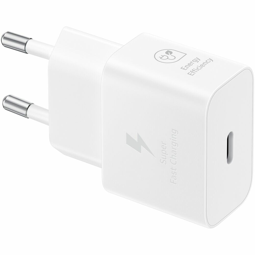 Сетевое зарядное устройство Samsung EP-TA2510 25W Type C, белое
