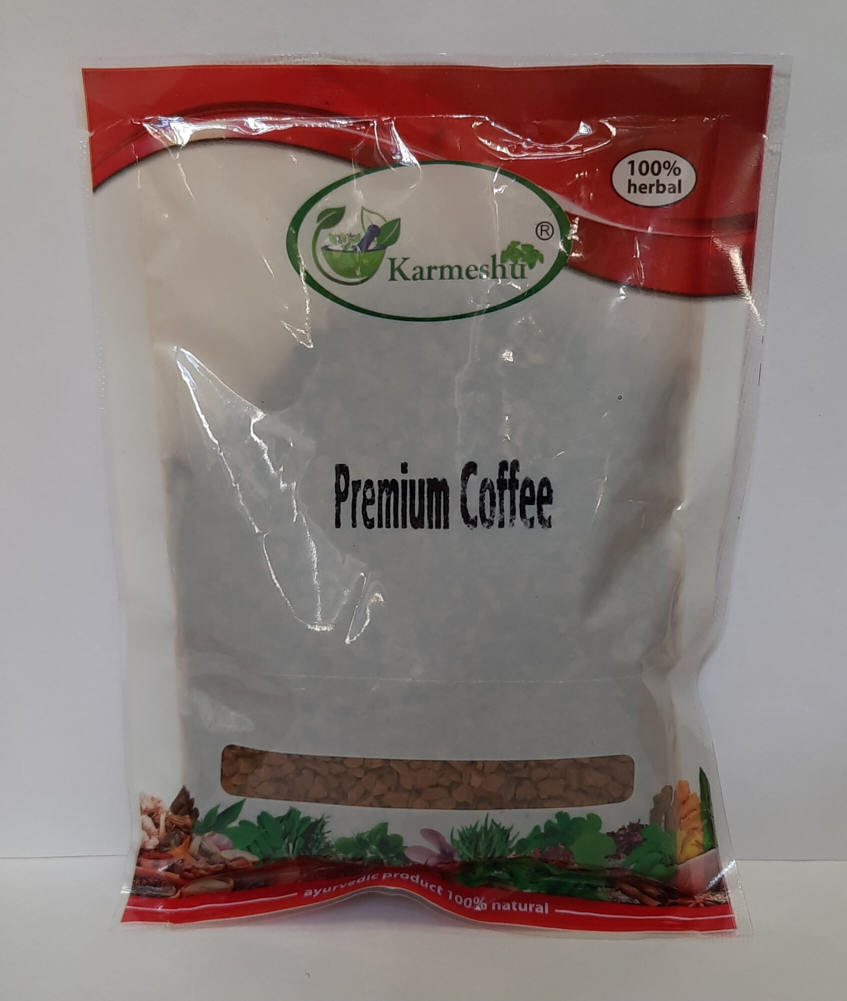 Indian PREMIUM COFFEE, Karmeshu (Кофе Гранулированный растворимый премиум, Кармешу), пакет 50 г.