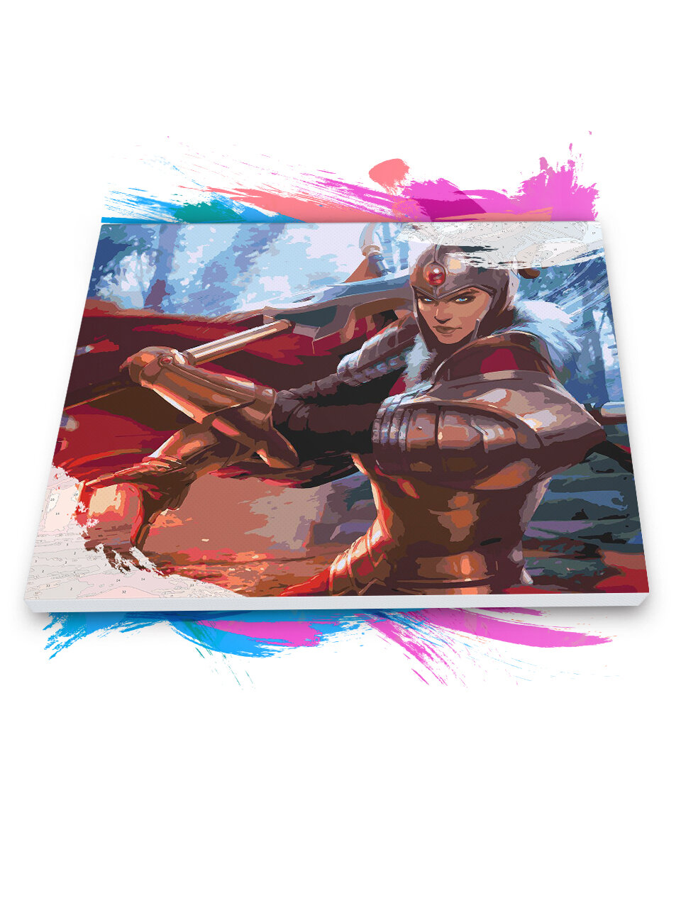 Картина по номерам на холсте Dota 2 - Legion Commander, 40 х 50 см