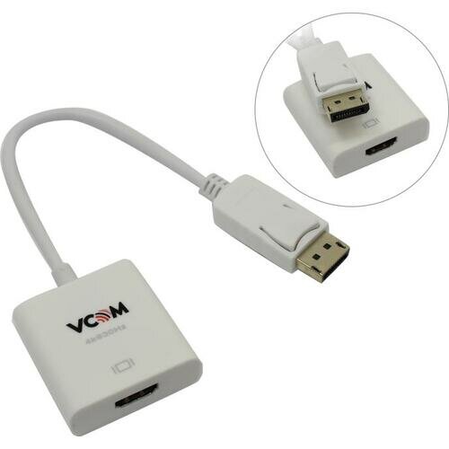 Переходник DisplayPort (M) - HDMI (F), VCOM (CG601-4K3)