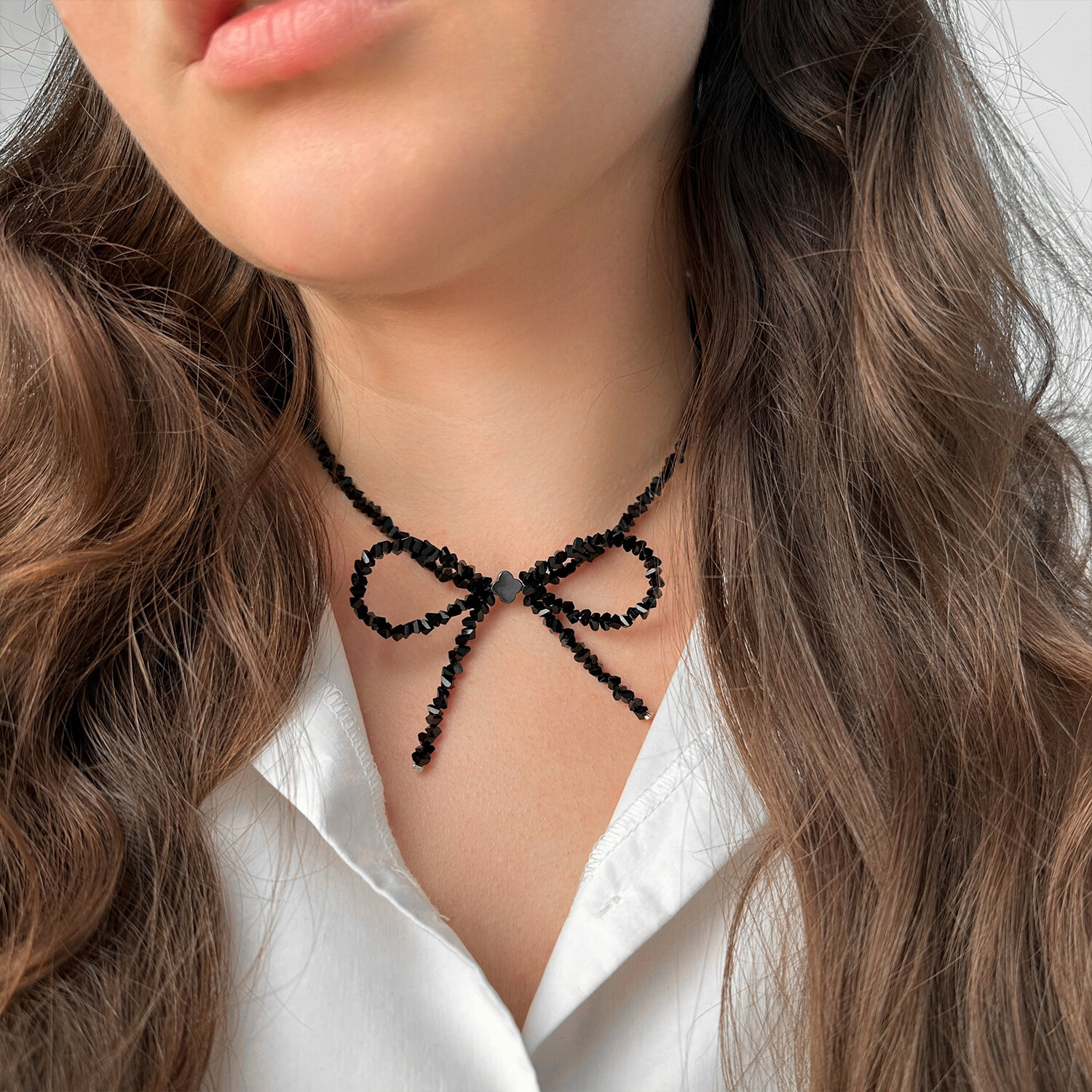 Колье, кристалл