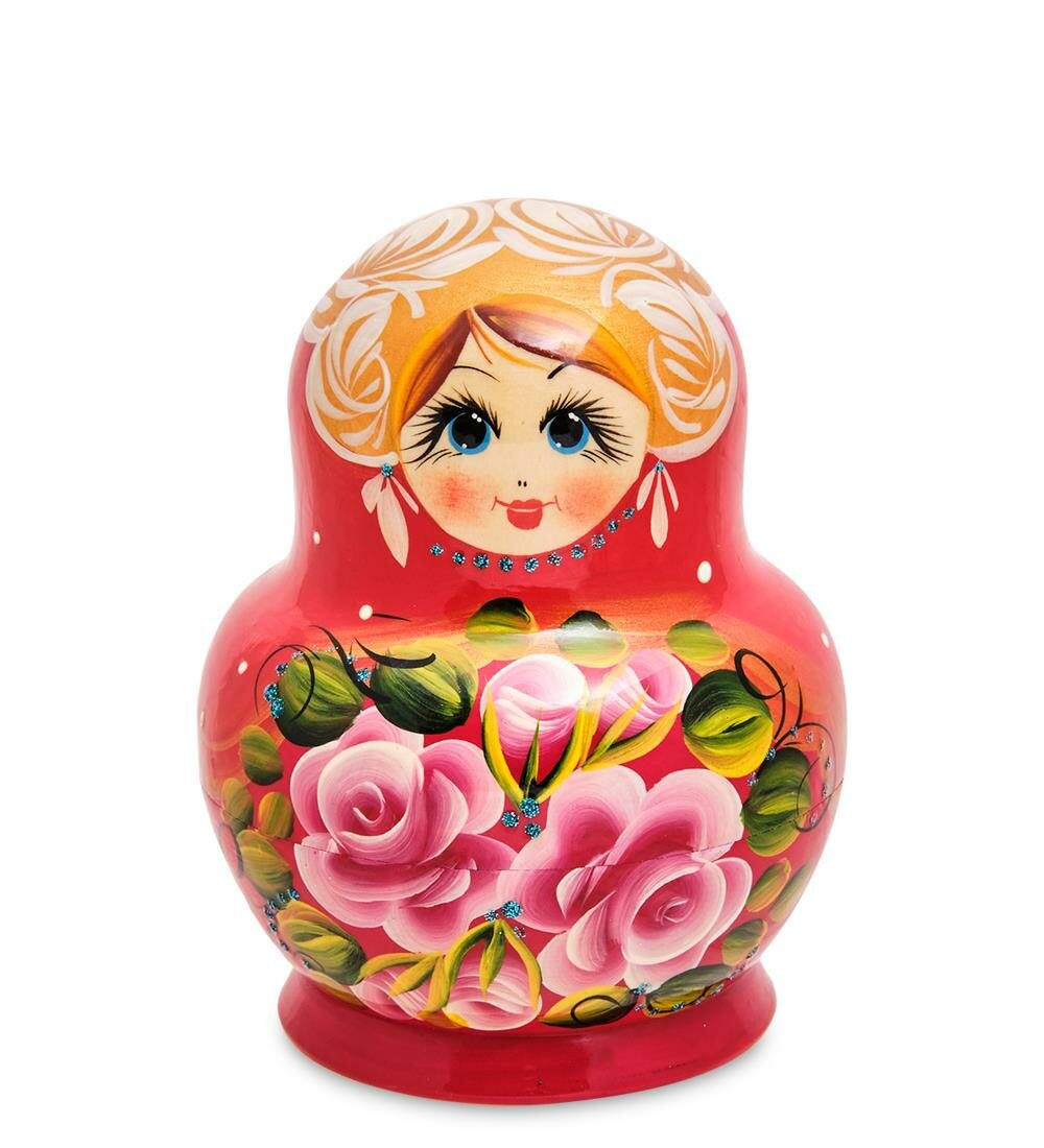 Матрешка 10м "Аксинья" A2179444 Народные промыслы, Дерево липа, краски, лак