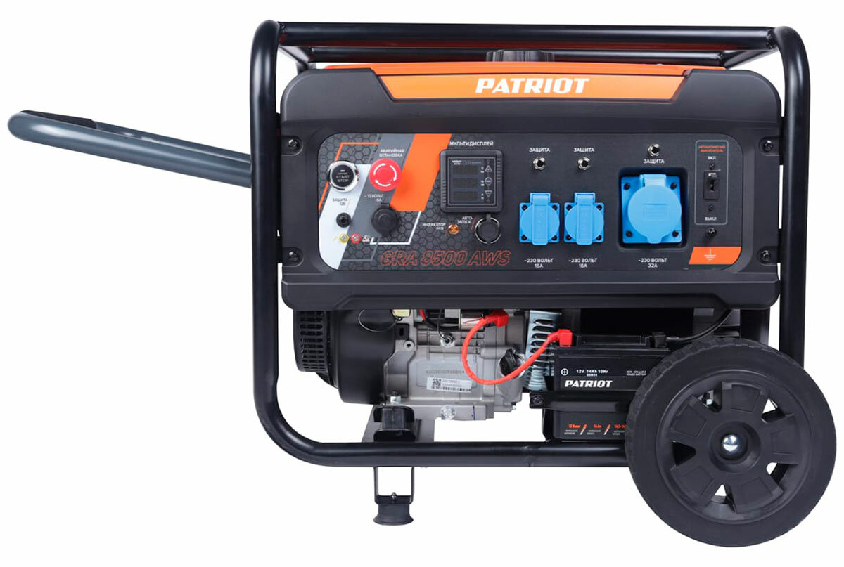 Генератор бензиновый Patriot GRA 8500AWS