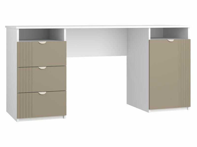 Компьютерный стол с ящиками "Санторини 2" 155х75х50 Мокко