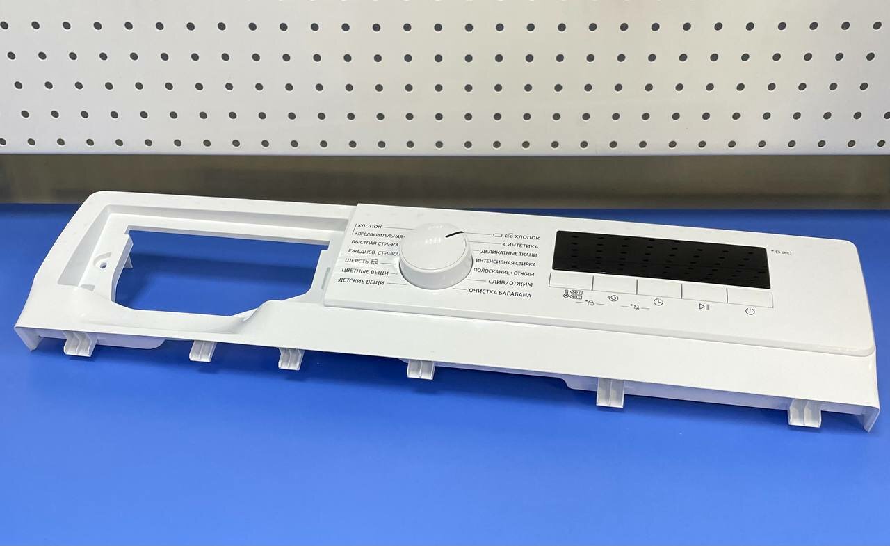Передняя панель (с дисплеем) стиральной машины Samsung WW80T3040BW (DC81-01493A)