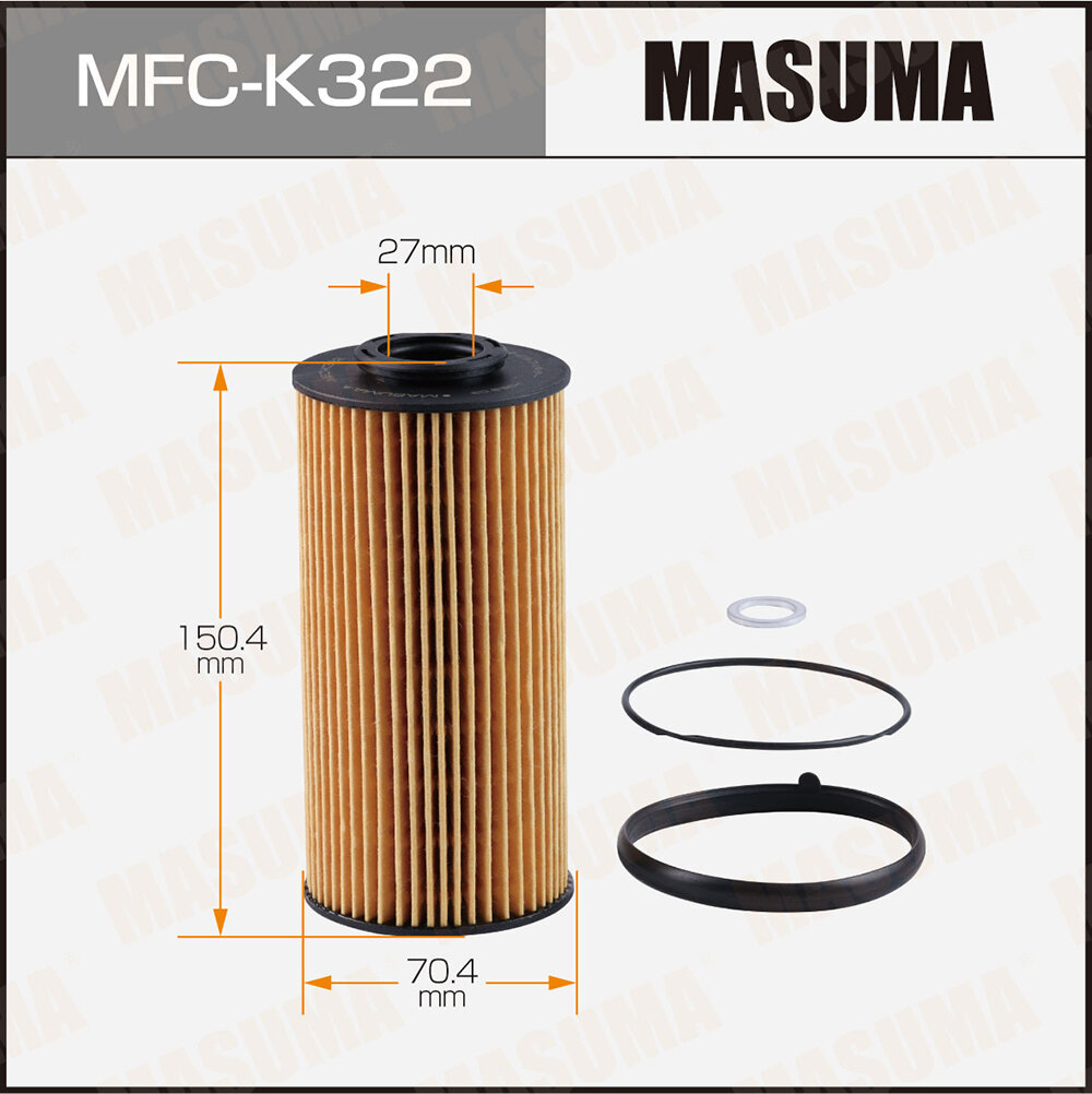 Фильтр масляный Genesis GV80 3.0L D6JA CRI Masuma