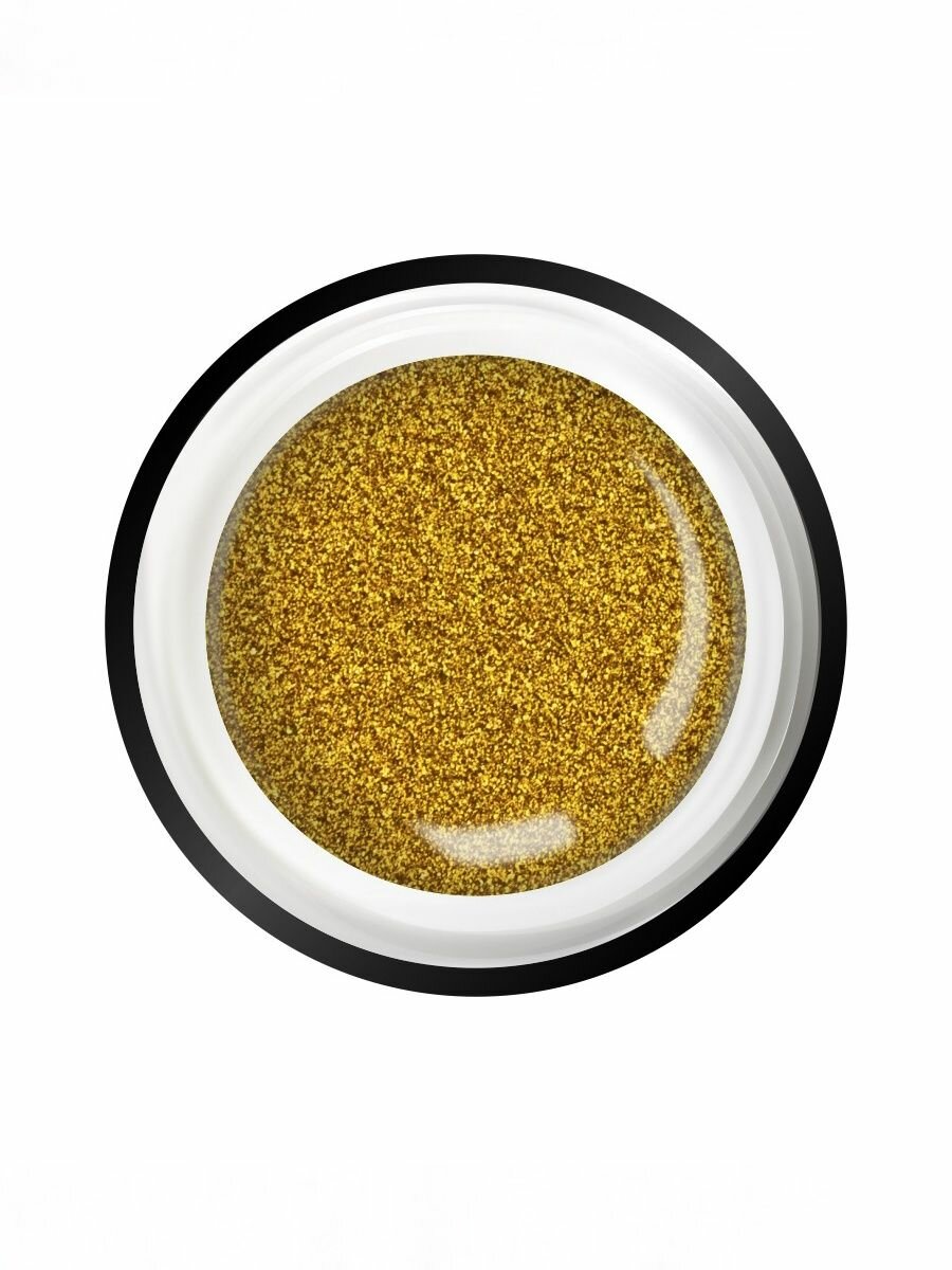 Nail Club Гель-краска с блёстками и глиттером GML-08 Aurum, 5 мл.