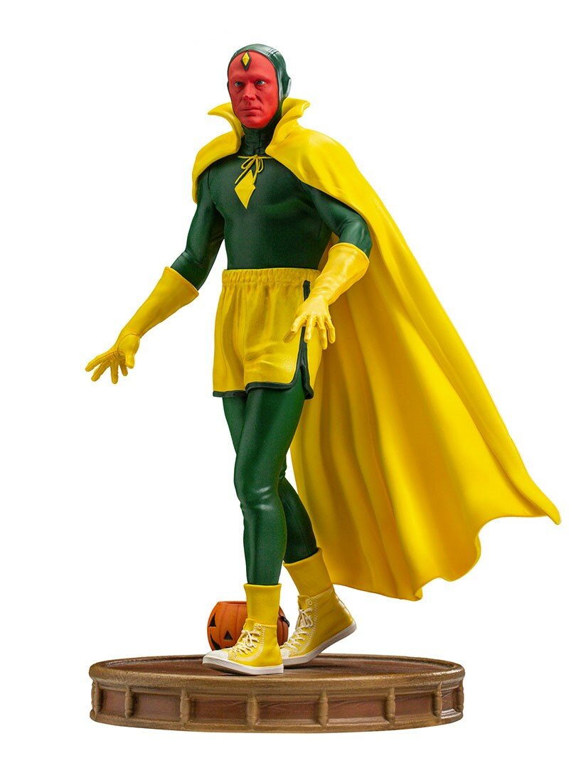 Коллекционная фигурка Iron studios 1/10 Marvel: WandaVision - Vision Halloween Version (Айрон Студиос Марвел: Ванда/Вижн - Вижн Хеллоуин версия, 18 см)
