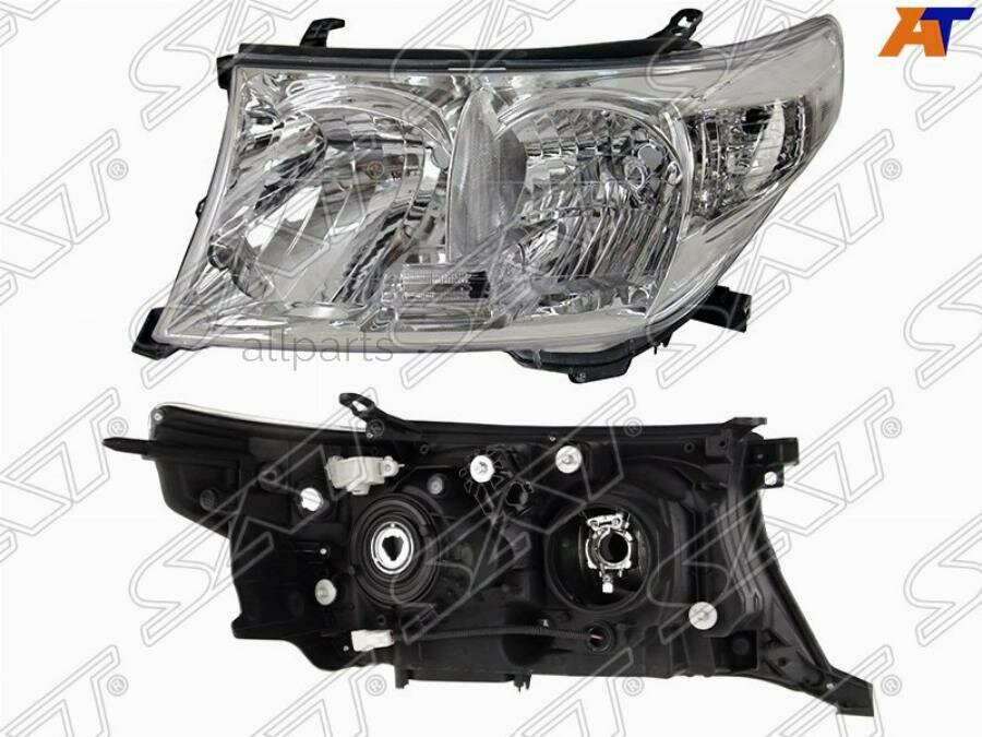 SAT ST-212-11M1L Фара Toyota Land Cruiser (J200) 07-12 (Слева/ Ксенон/Галоген/ С электрокорректором)