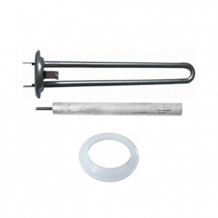Комплект ТЭН 0,7 кВт (700 Вт) RF для водонагревателя Thermex RZB, IF, ID, Garanterm, нерж. + прокладка + анод, 50046K
