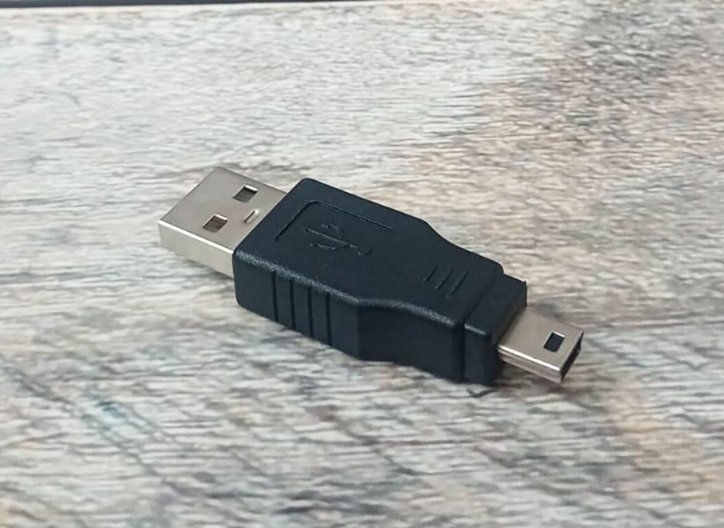 Переходник штекер USB - Штекер мини USB