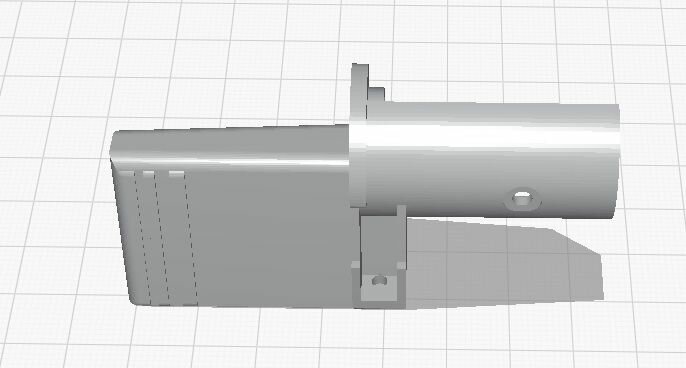 Левое крепление шторки багажника Ford Focus 3 1935118L универсал (3D печать)