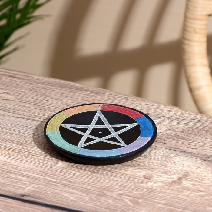 Подставка под благовония «Звезда», 10 см, камень