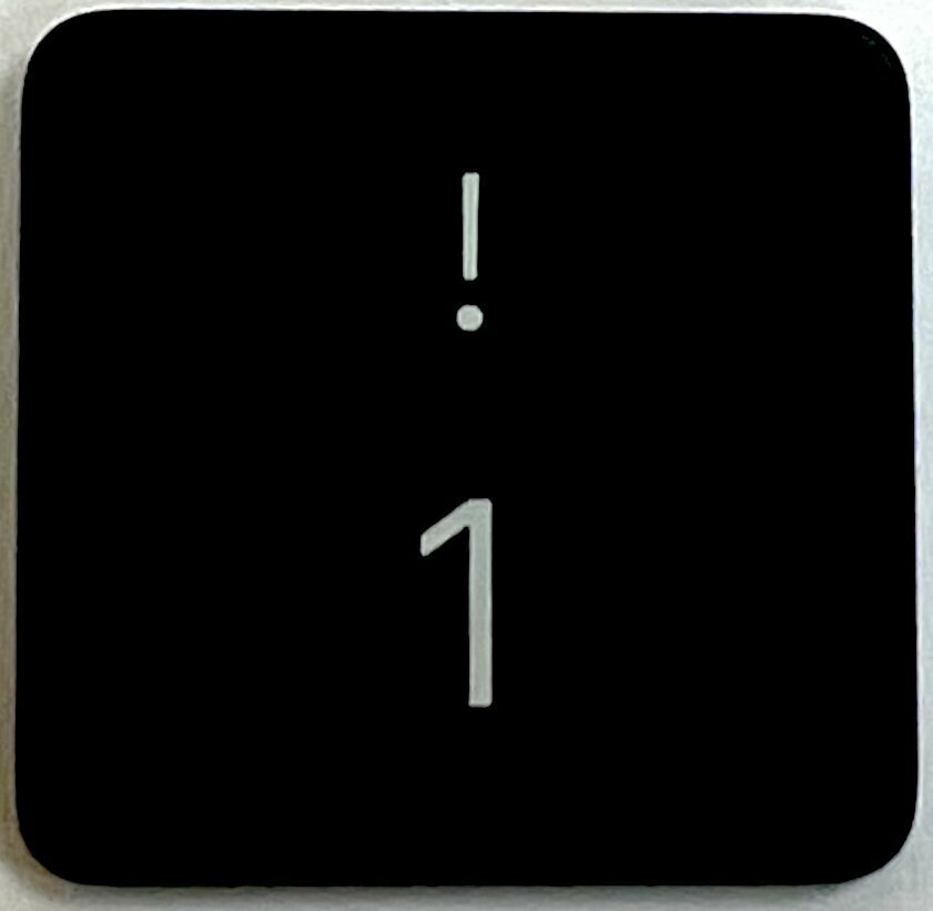 Кнопка US клавиша 1(!) Macbook Air, Pro M1 2019-2022