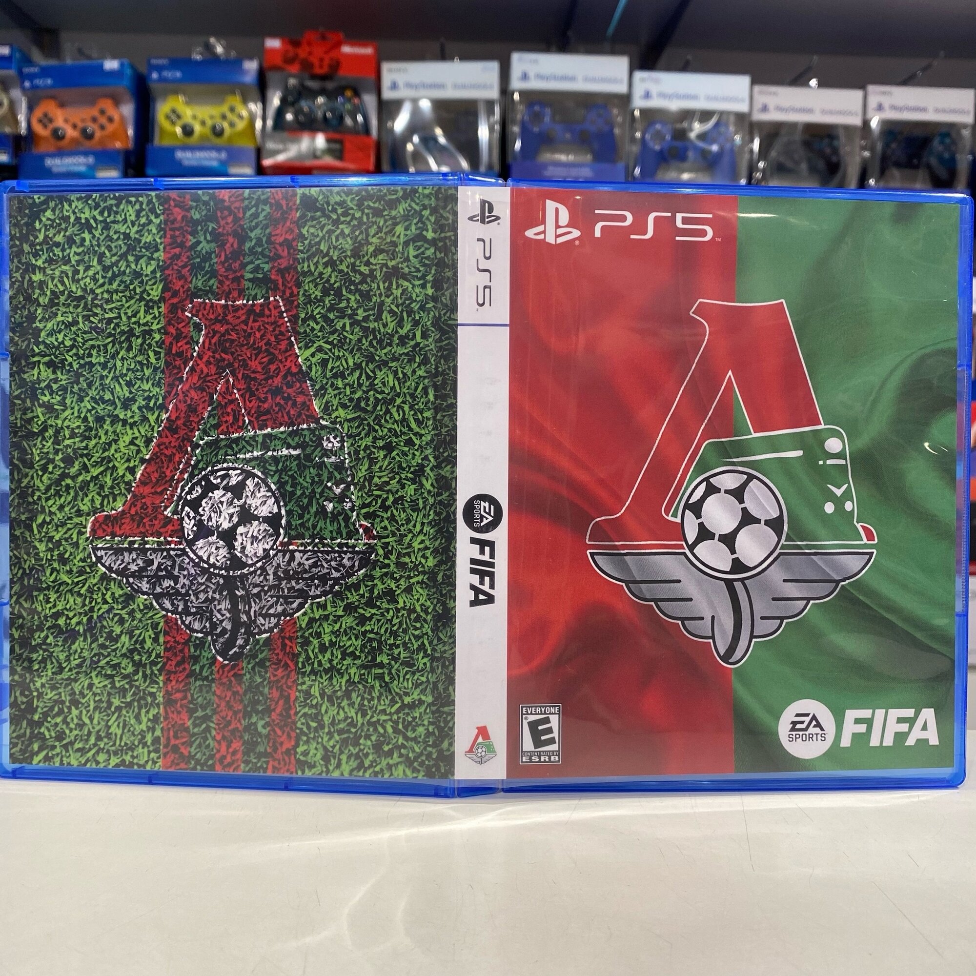 Эксклюзивная обложка PS5 для FIFA Lokomotiv №1