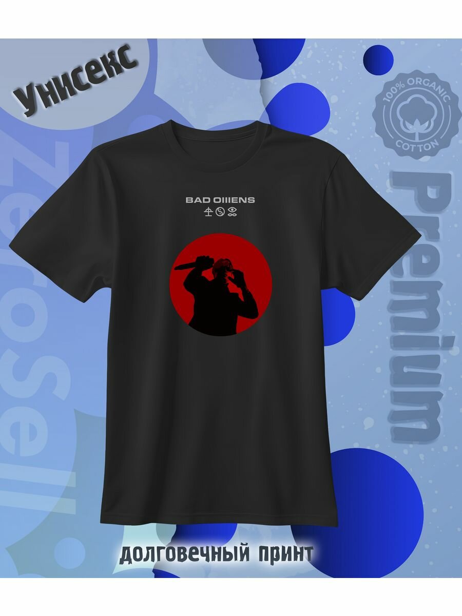 Футболка bad omens рок группа