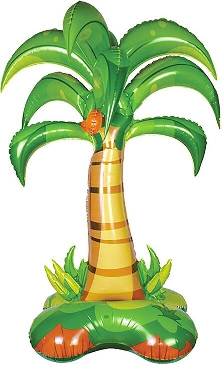 Шар 3D (52'/132 см) Фигура на подставке, Пальма, 1 шт. в уп.