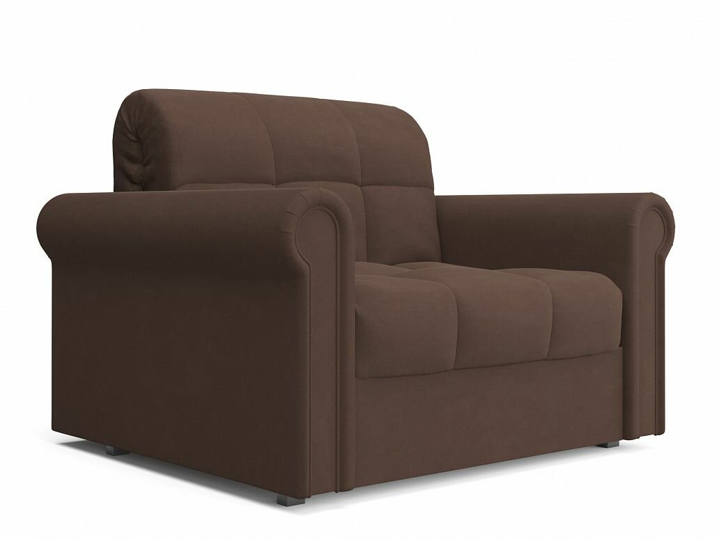 Meblevka Кресло-кровать аккордеон Палермо велюр шоколадный