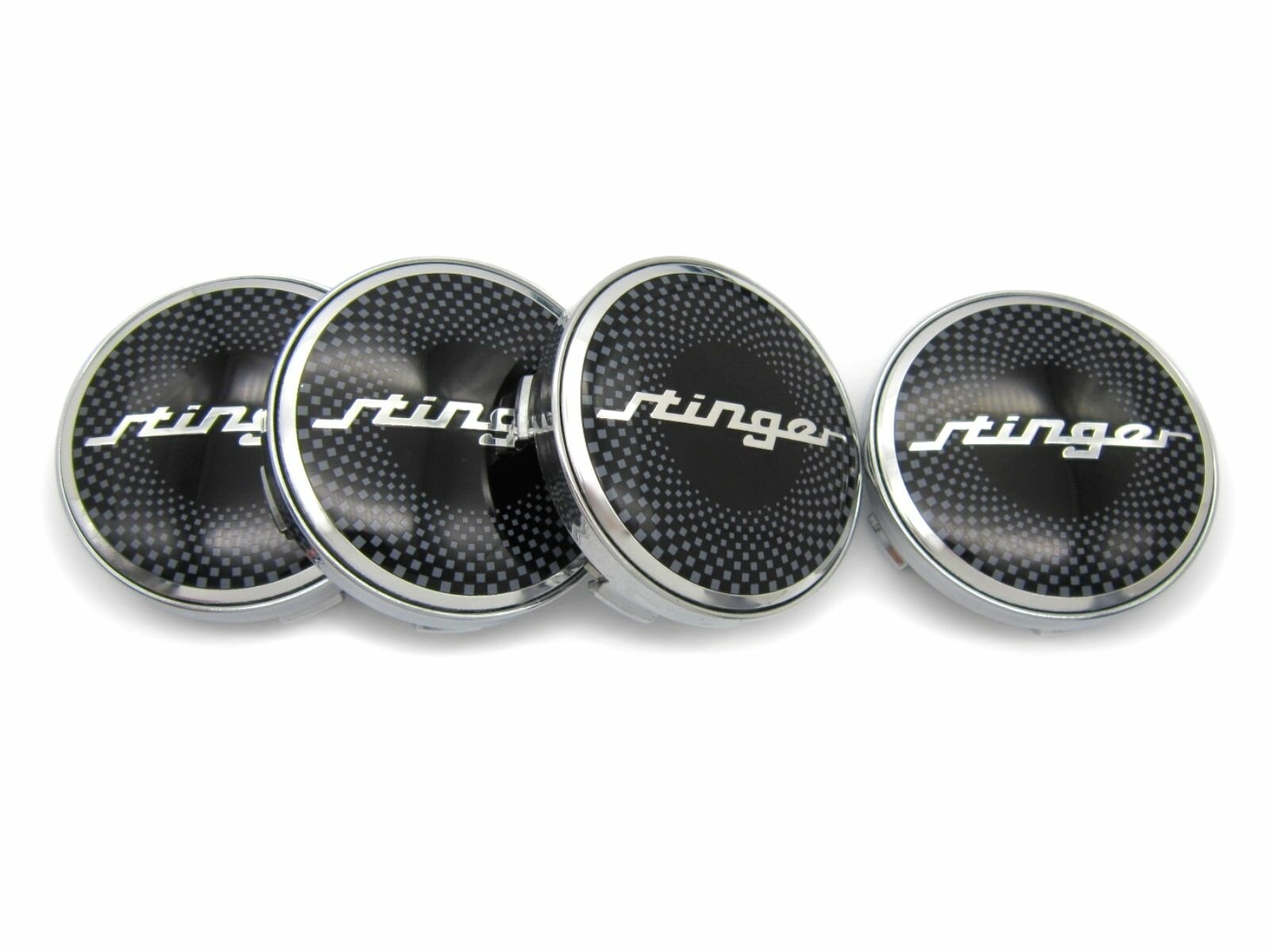 Колпачки, заглушки на литые диски Stinger 60/56 мм, комплект 4 шт.