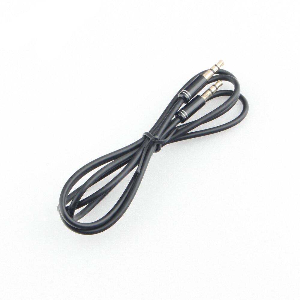 Кабель аудио Cablexpert CCAB-02-35MM-1MB, 3.5 джек , M/3.5 джек , M, черный, 1 м