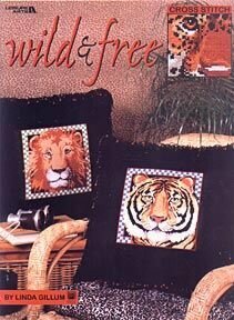 Буклет со схемами для вышивания "Дикие и свободные" / Leisure Arts, LA-3251