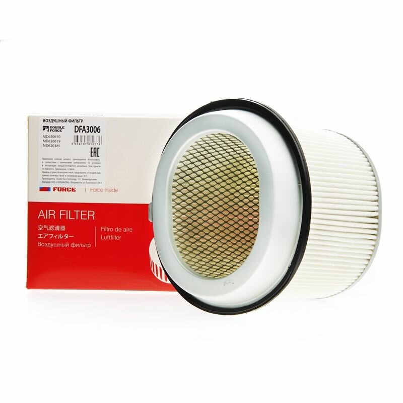 Фильтр воздушный DOUBLE FORCE арт. DFA3006 A3006 MITSUBISHI: RVR N28W, 4D68T 2000 10.92 03.97, ETERNA E7A