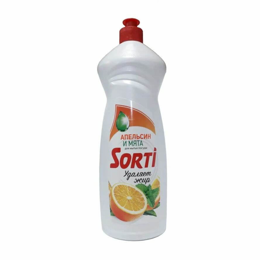 Sorti Бальзам для мытья посуды Апельсин и Мята, 900 мл, 2 шт