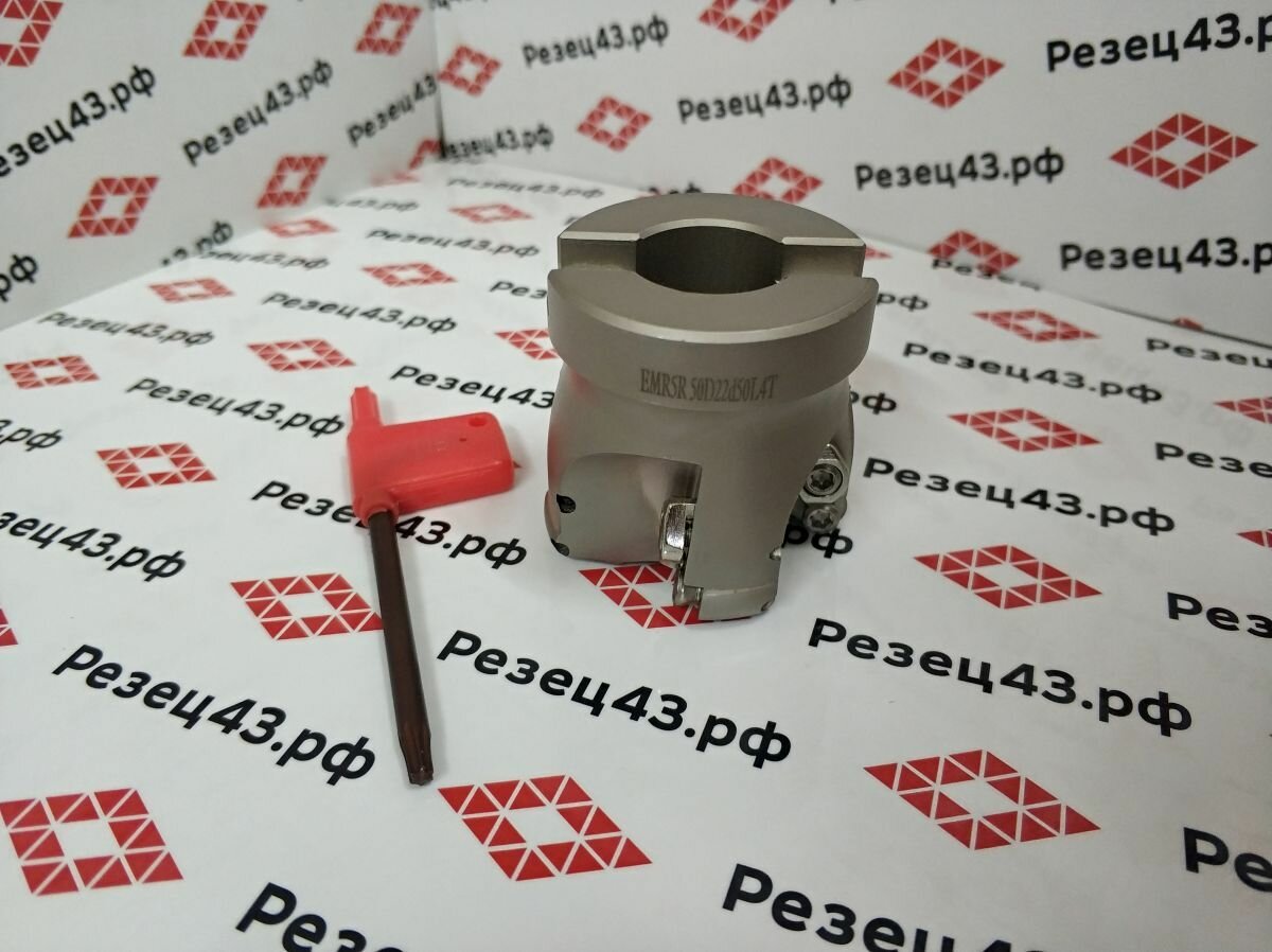 Торцевая насадная фреза OLI 50 мм, под сменные круглые пластины (EMR-5R-50-22-4T)