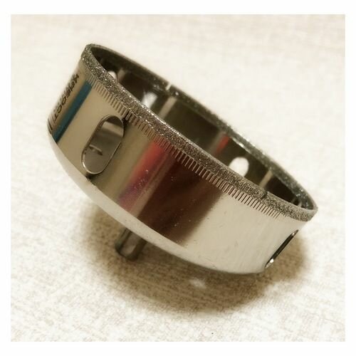 Коронка алмазная 90 мм кафель стекло Креост