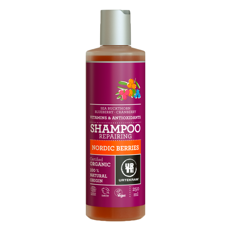 Восстанавливающий шампунь "Северные ягоды" 250 мл Urtekram