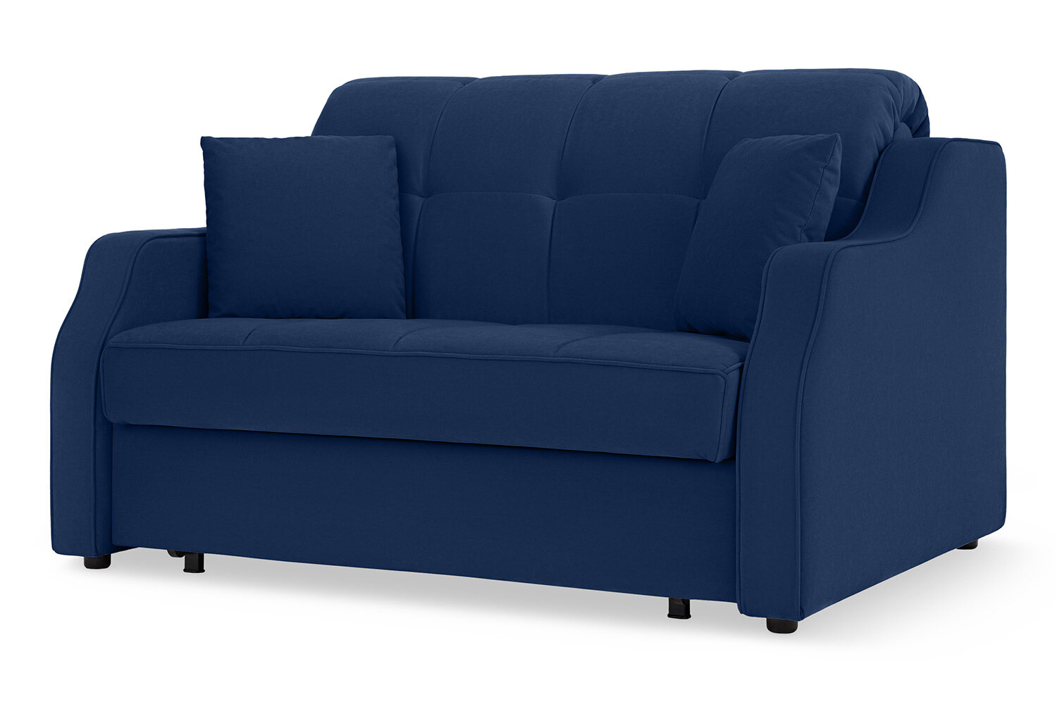 Диван-кровать DREAMART Рольф прямой, 145х94х114 см, механизм аккордеон, цвет синий