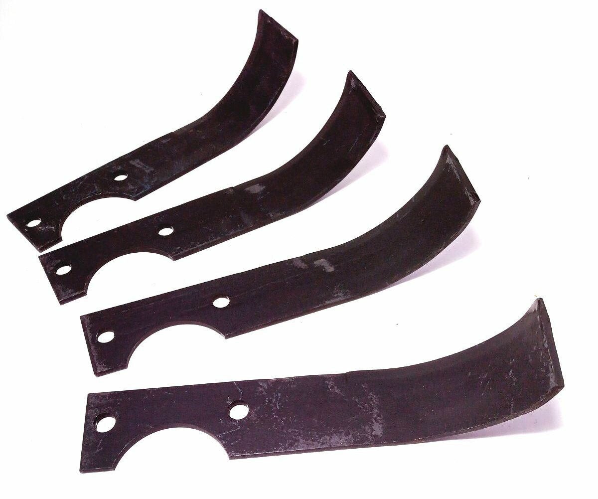 Нож правый 4 шт. для мотоблока Нева МБ1, МБ2, МБ23, МБ3